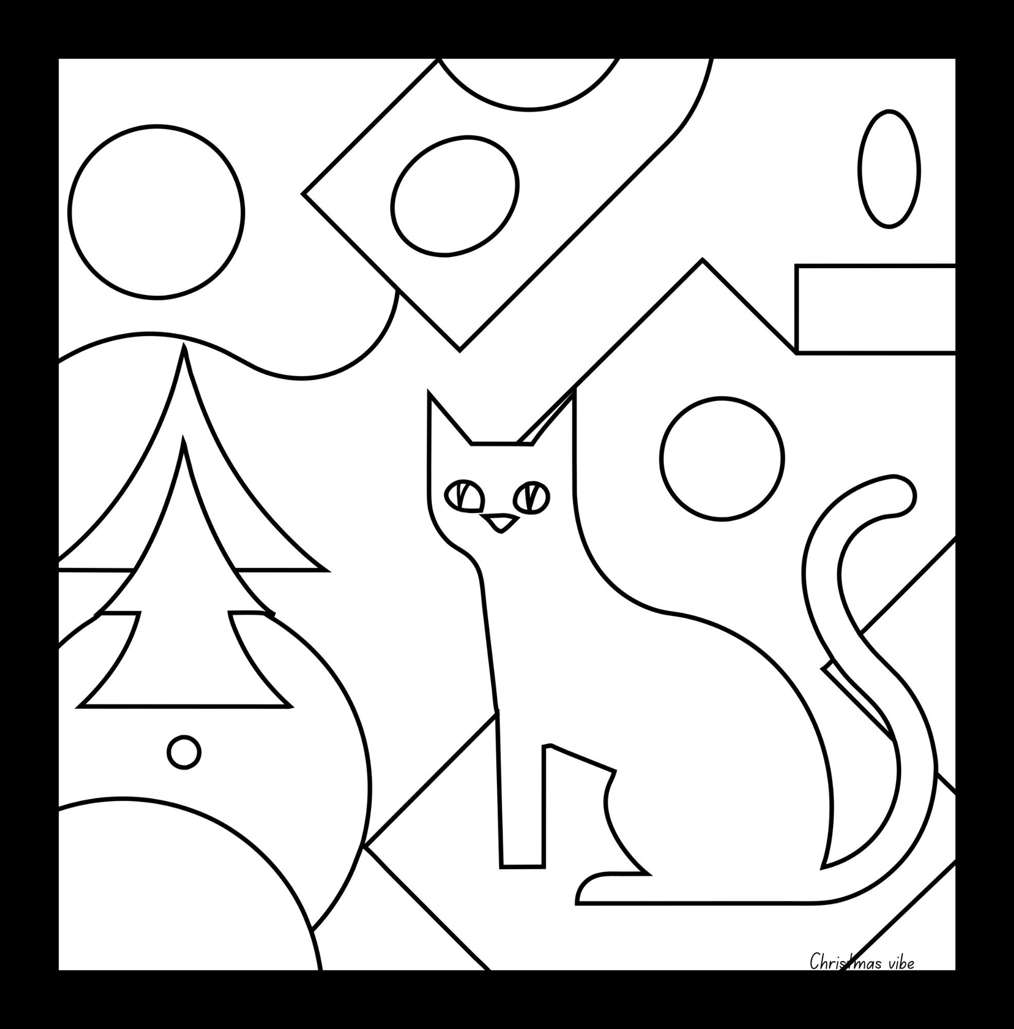 Minimalist Art Coloring Pages 3 - Etsy