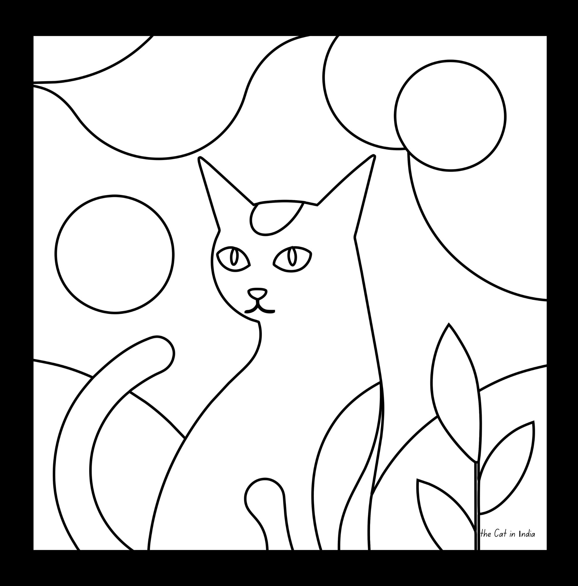 Minimalist Art Coloring Pages 5 - Etsy