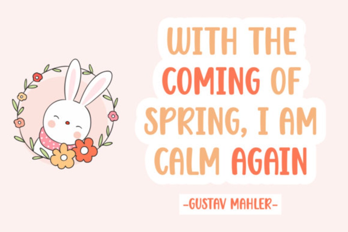 Cute Easter Bunny Font, Handwriting Font, Font, Vintage Fonts, Display ...