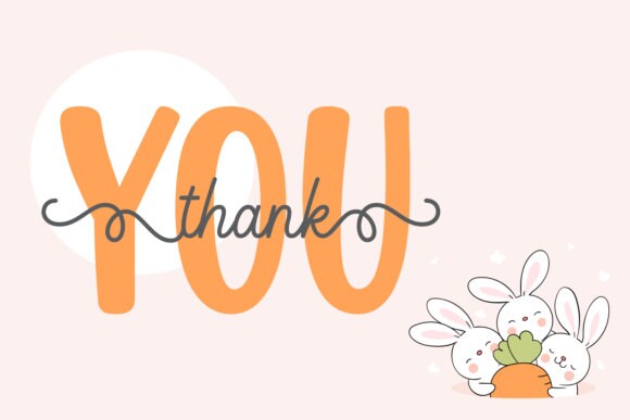 Cute Easter Bunny Font, Handwriting Font, Font, Vintage Fonts, Display ...