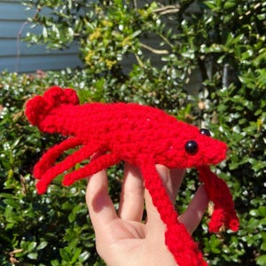 Crochet Crawfish Plush - Etsy