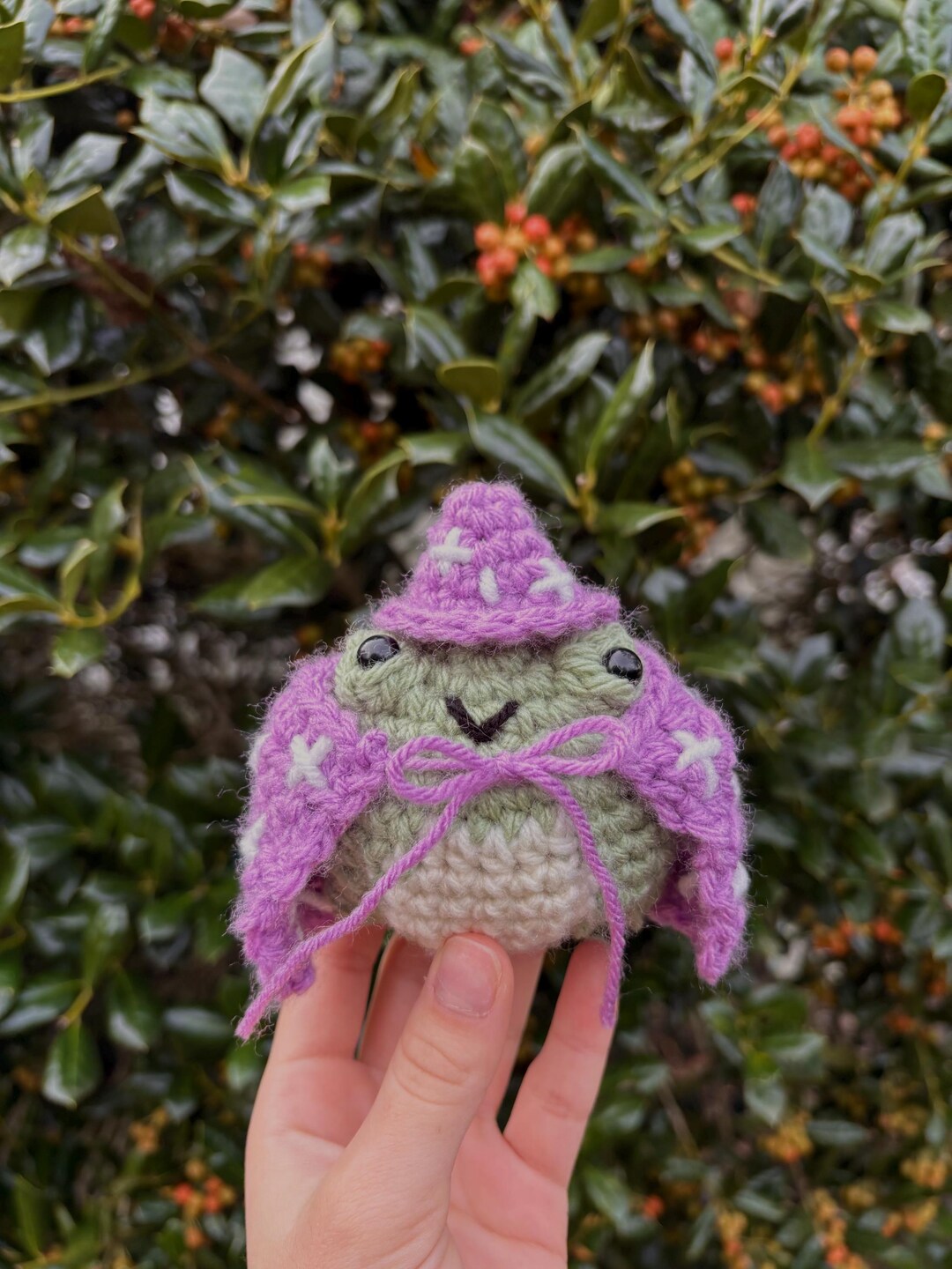 Crochet Wizard Frog - Etsy