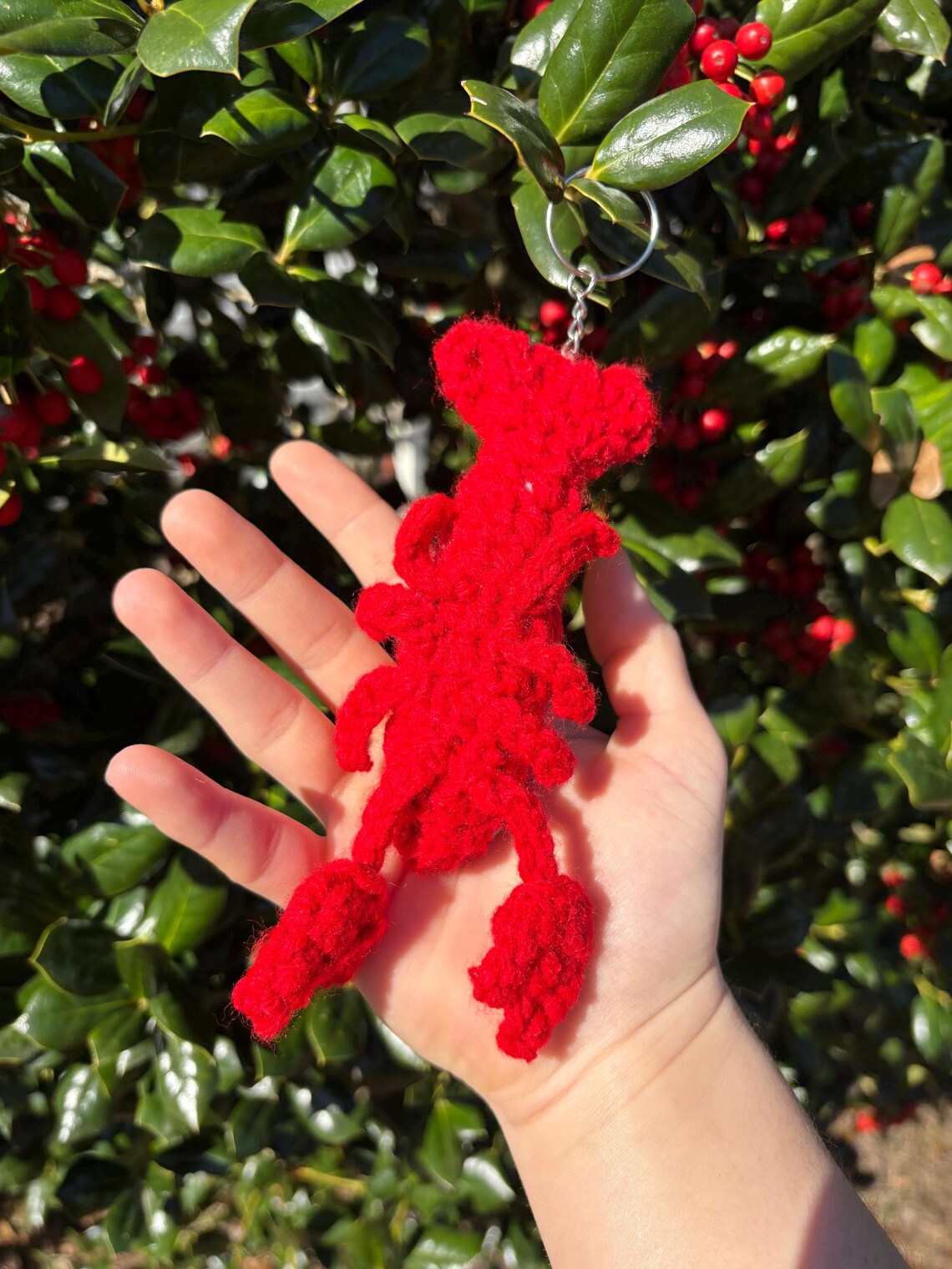 Crochet Keychain Crawfish Plush - Etsy