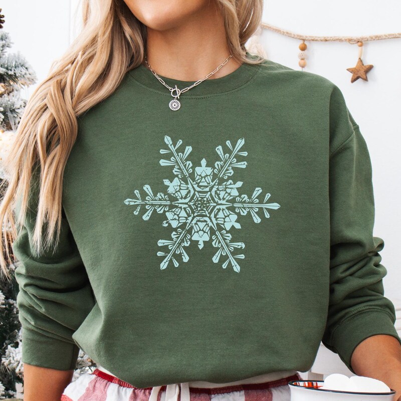 Snowflake Shirt - Etsy