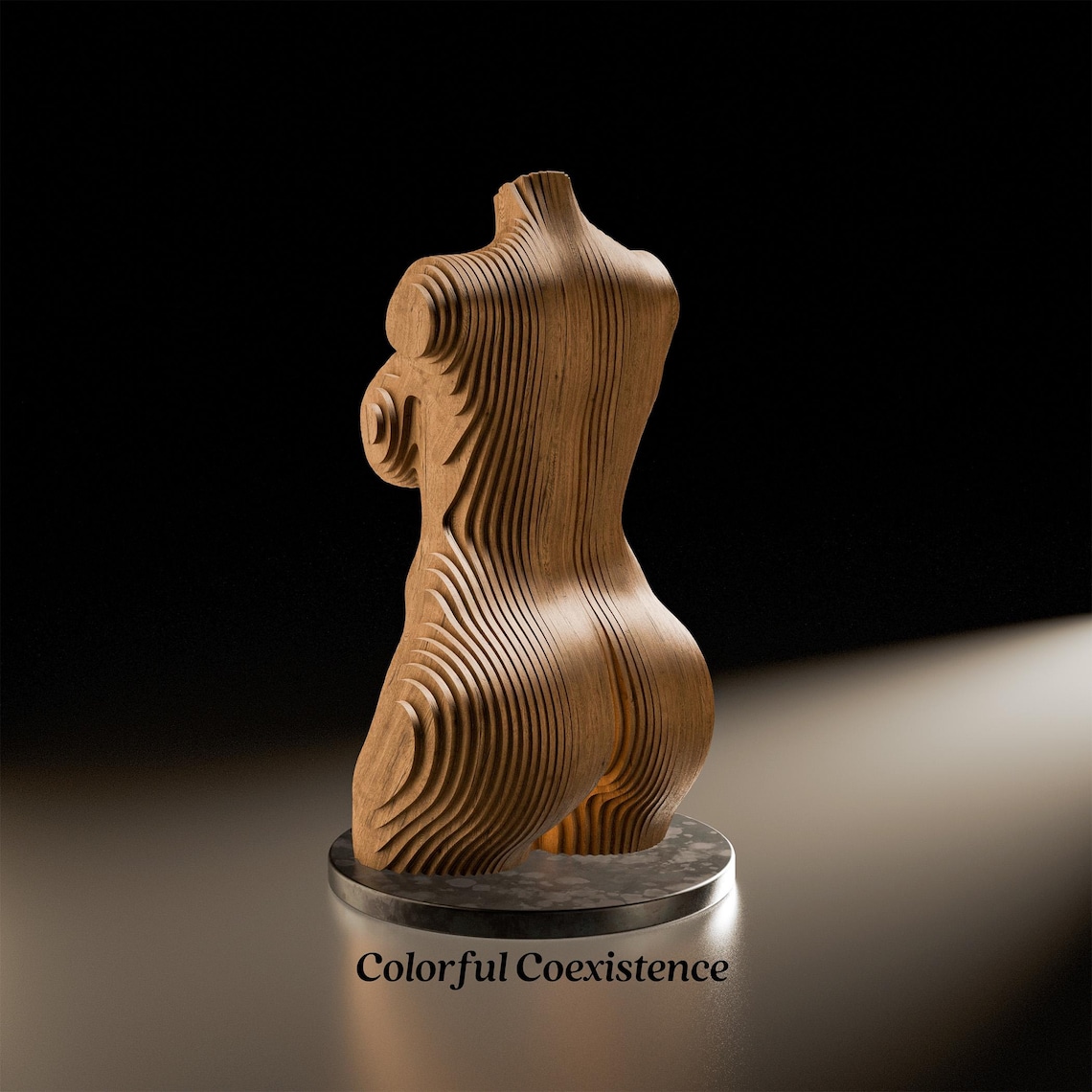 Parametric Sculpture Art Laser Cutting File Cnc Files DXF SVG PDF Woodworking Plan Parametric ...