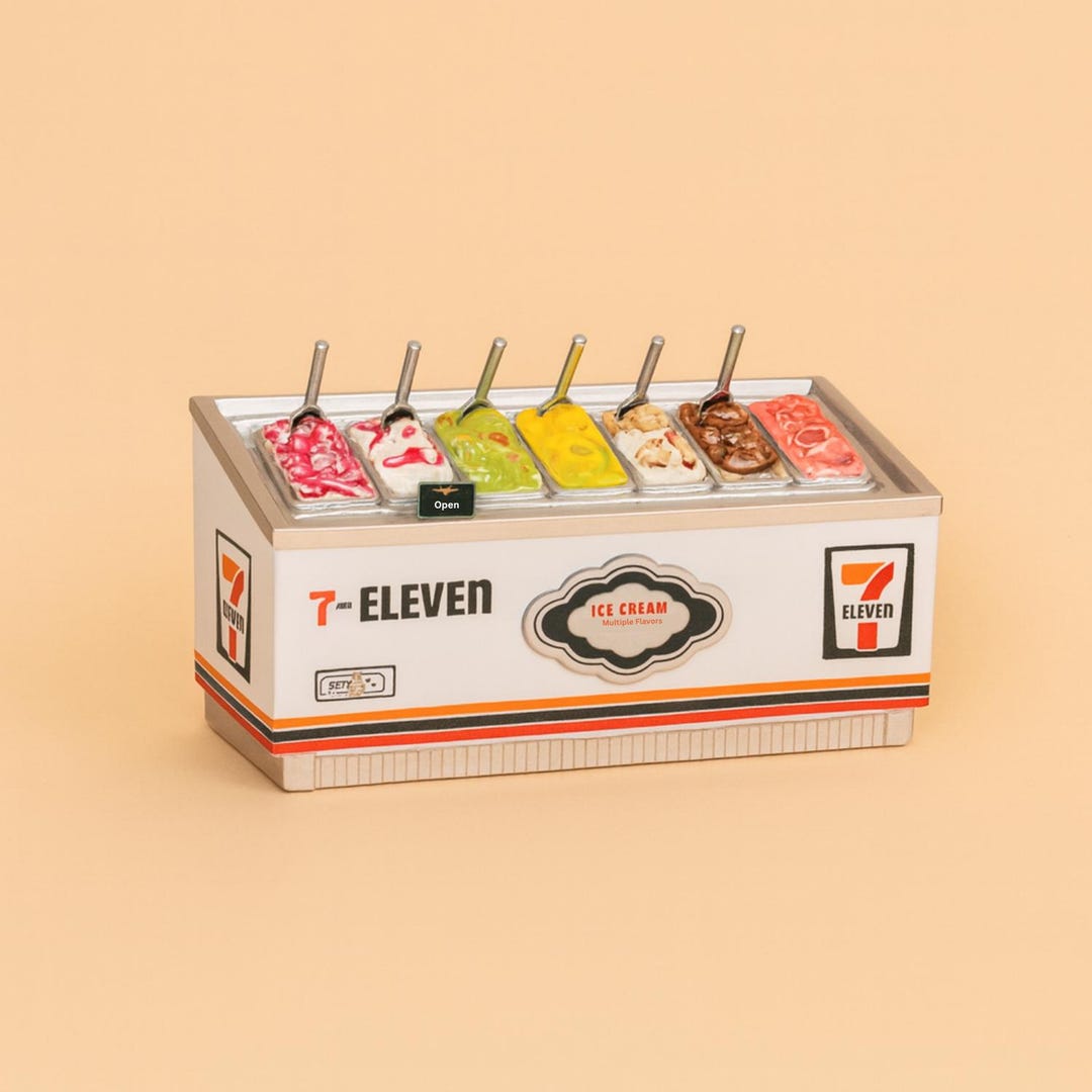 7-eleven LED Fridge Magnet – Glowing Konbini Refrigerator Light ...