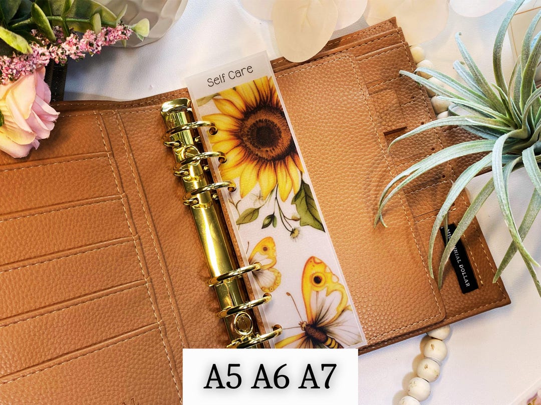 Sunflower Divider Sunflower A6 Divider Custom Dividers A6 Divider A5 ...