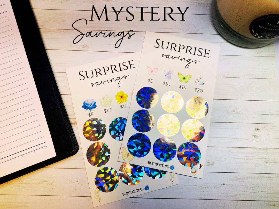 Mystery Scratch off Savings Challenge Flower Savings Challenge ...