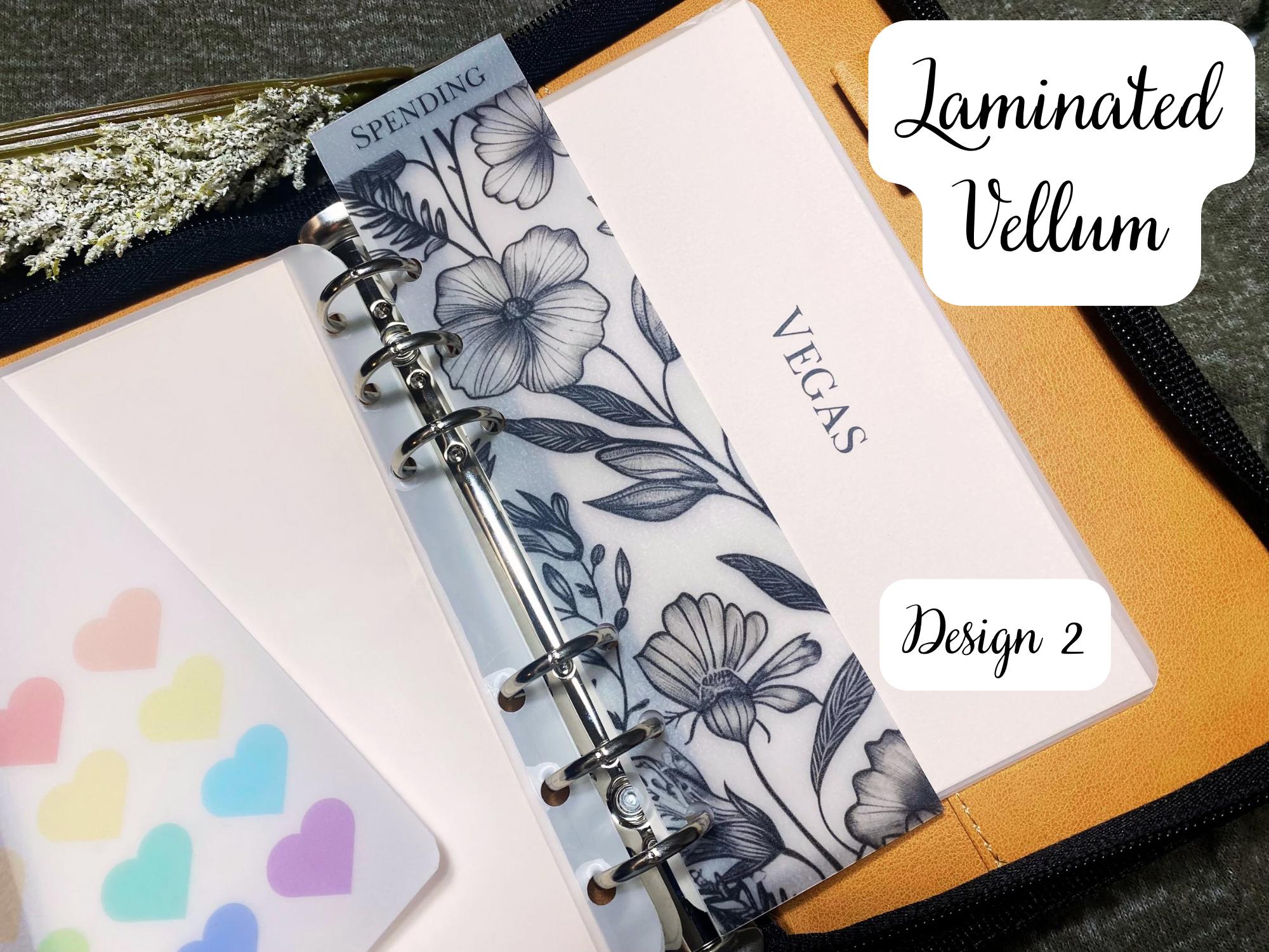 A6 Flower Dividers Eucalyptus Flower Divider A6 Personal Planner A6 ...