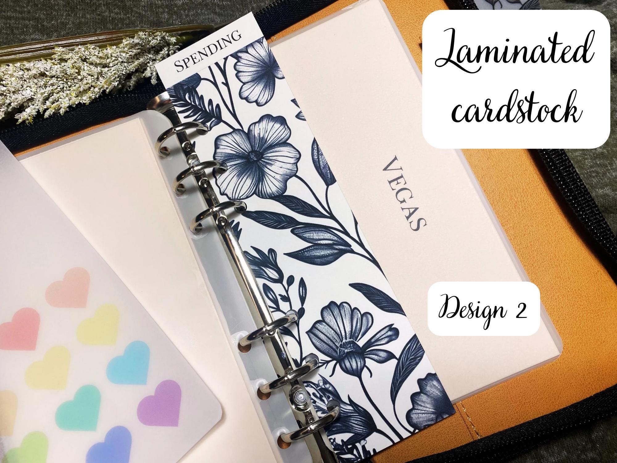 A6 Flower Dividers Eucalyptus Flower Divider A6 Personal Planner A6 ...