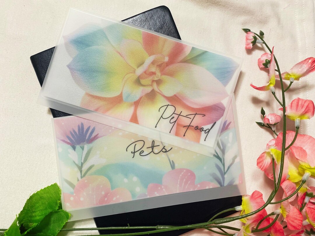 A6 Flower Matte Envelope Laminated Envelope Flower Envelope A6 Personal ...