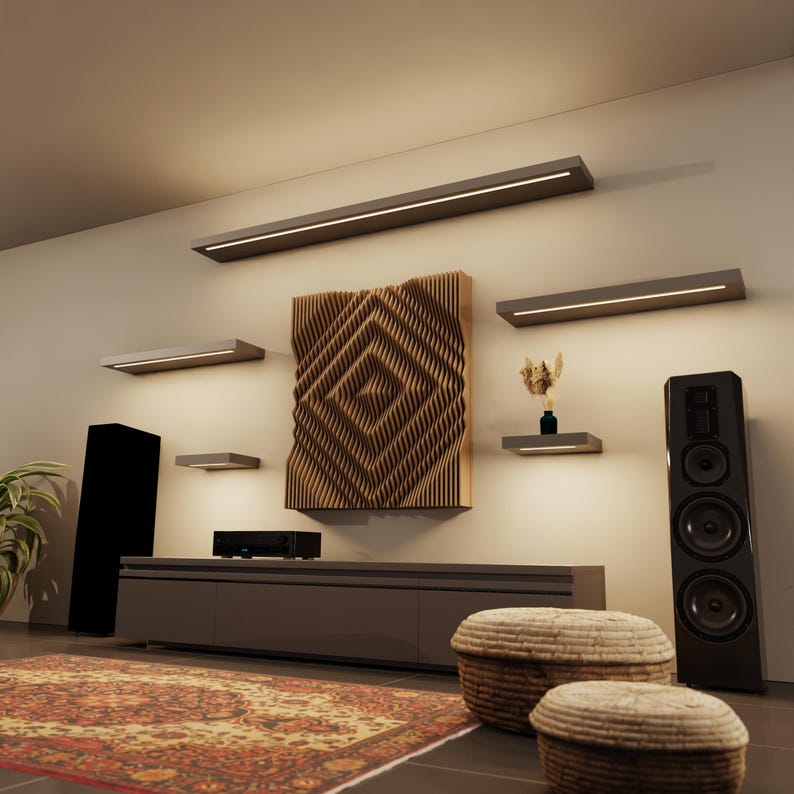 SORA XL | Parametric Wood Wall Art & Acoustic Panel | 3D Sound Diffuser ...