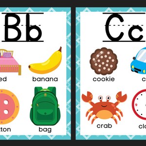 Interactive Alphabet Letters - Etsy