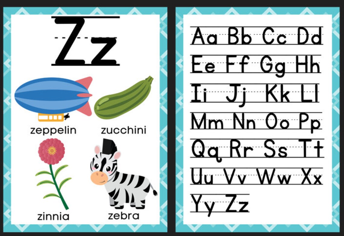 Interactive Alphabet Letters - Etsy