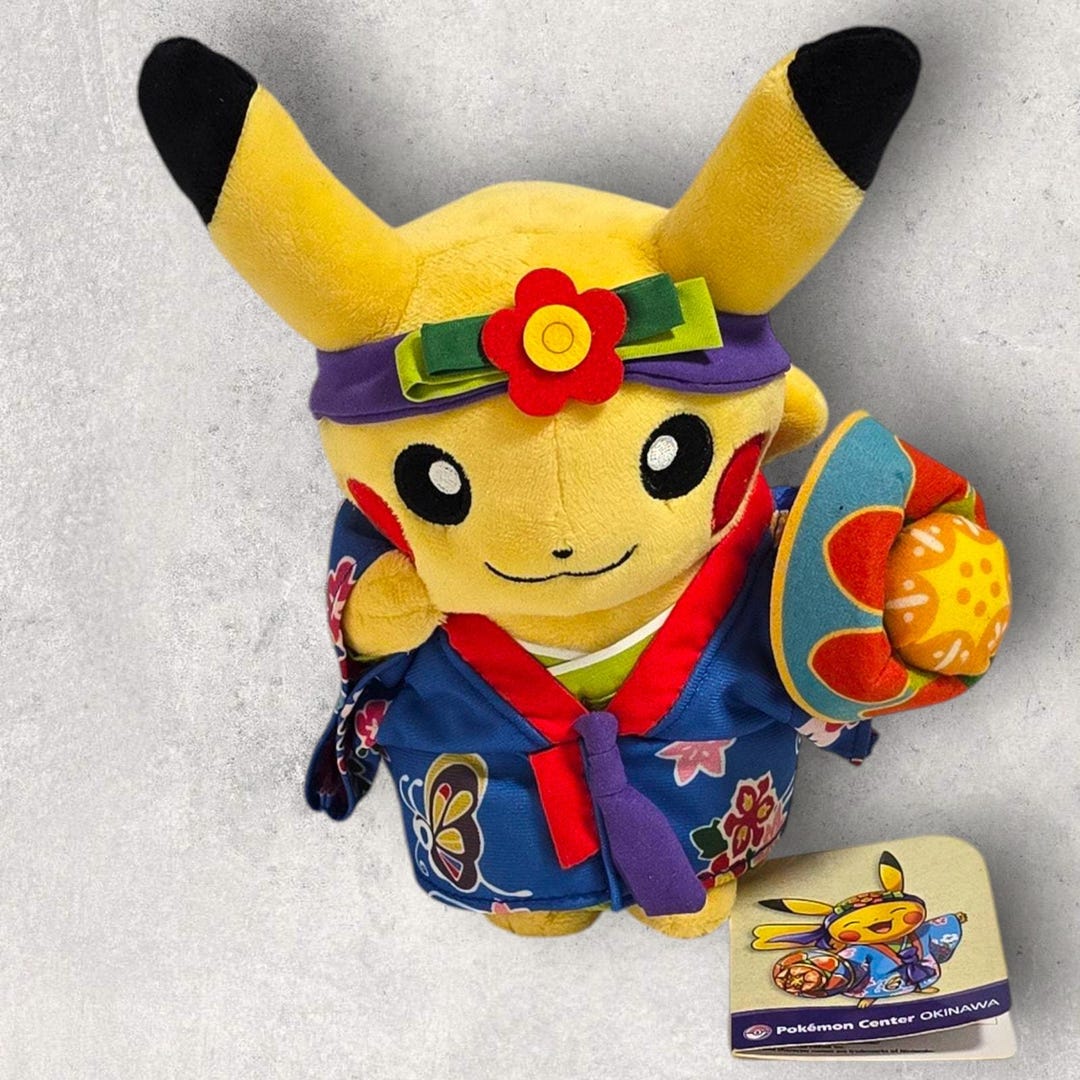 Pikachu (female) Ryubu Plush Exclusive Plush From Japan - Etsy