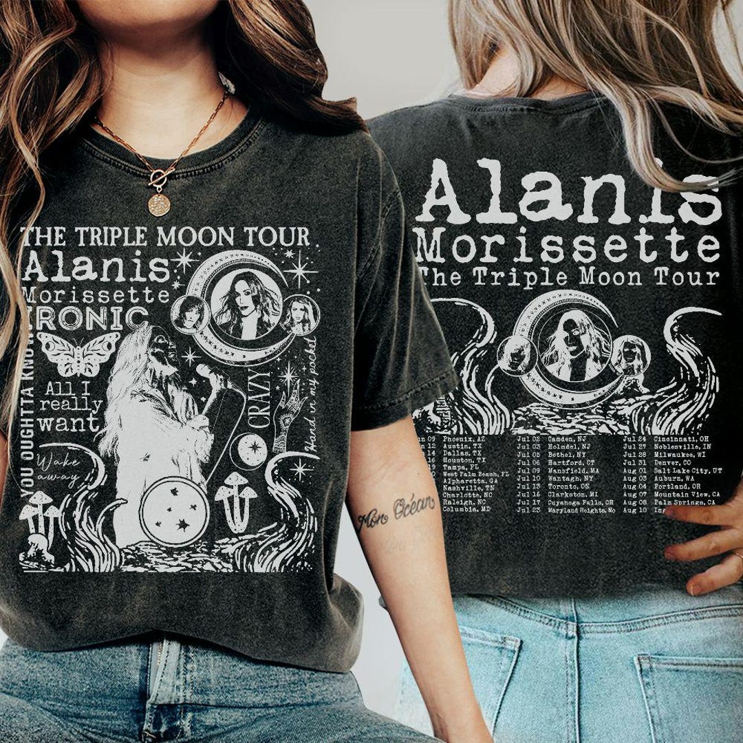 Blvckstyle Alanis Music Morissettes Shirt, Alanis Hand in My Triple ...