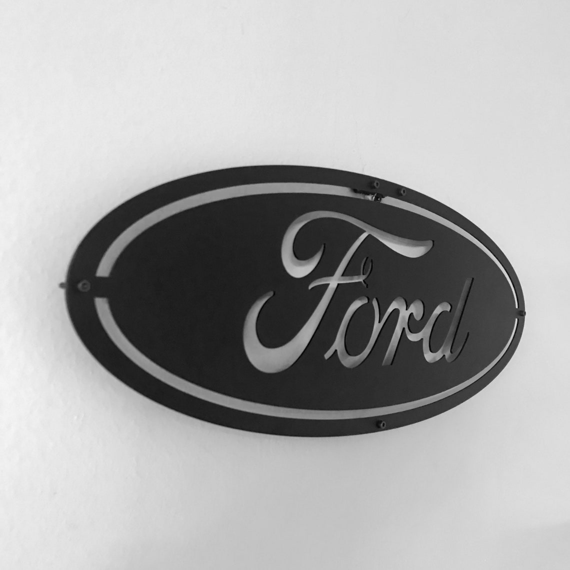 Ford Metal Led Sign, Ford Garage Decor, Ford Sign, Car Decor, Ford Led ...