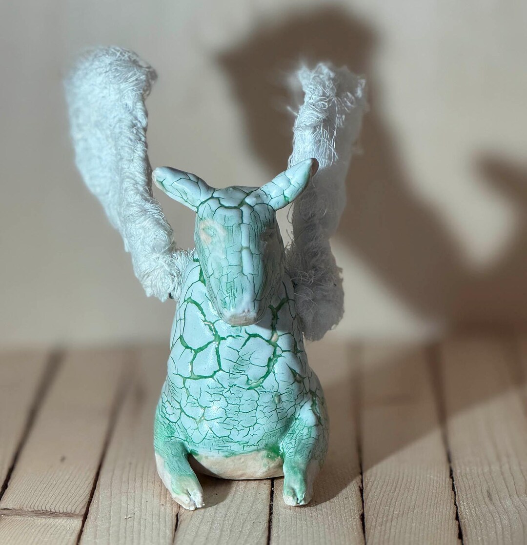 Winged Goat Angel - Etsy