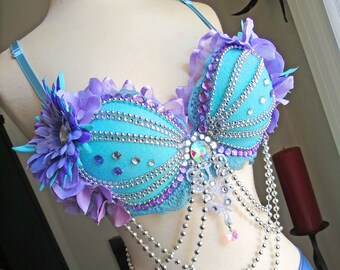 Mermaid bra | Etsy
