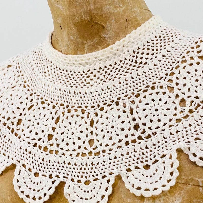 Cream Lace Collar - Etsy