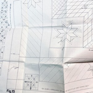 Vintage *incomplete* Piecemakers Quilt Kit #625-640 Lone Star With ...