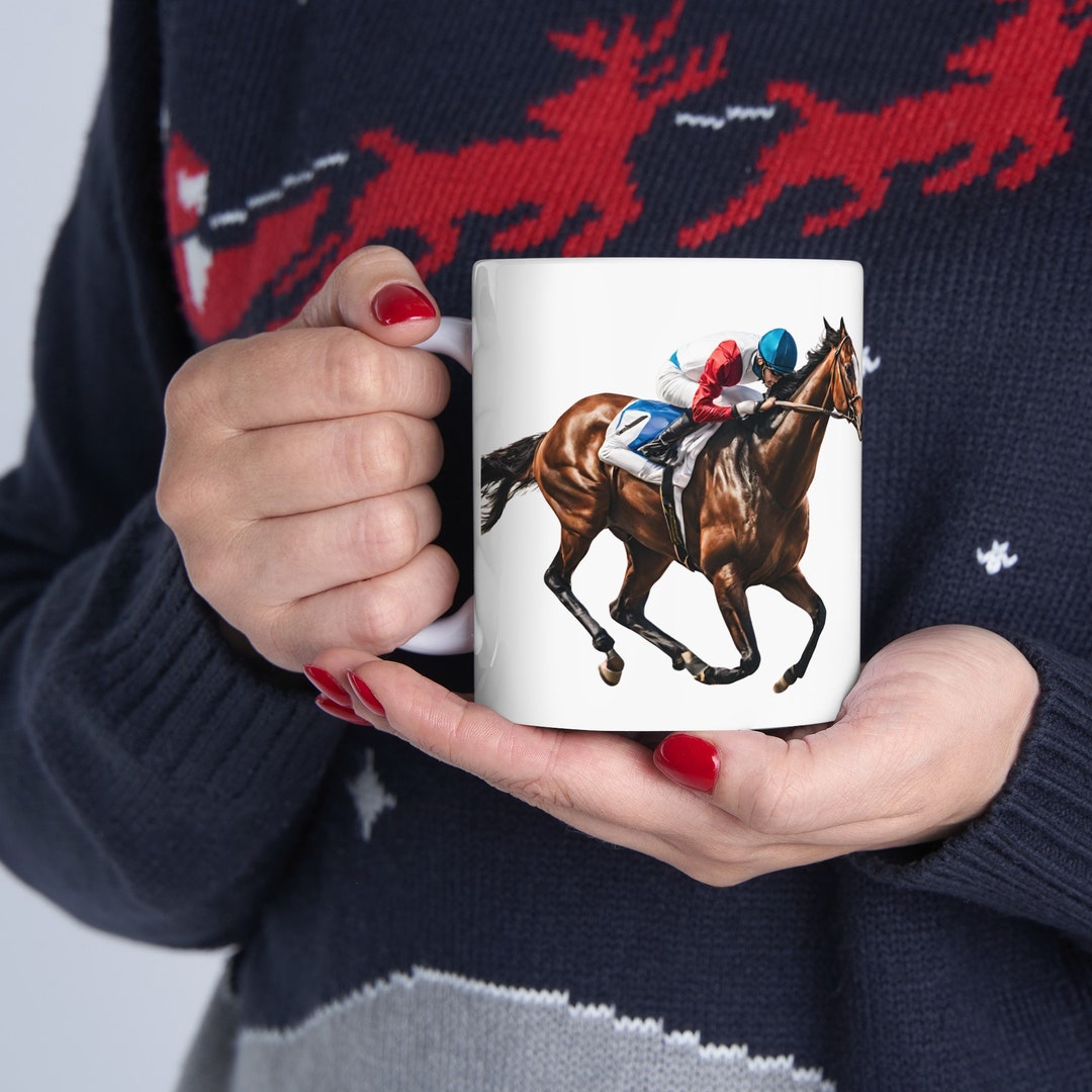 Kentucky Derby 2024 Thoroughbred Horse Mug Best Coffee Cup for Mother's ...