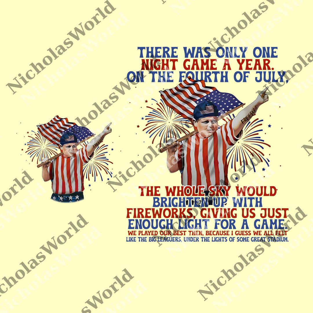 The 4th of July Png, Ham Porter Hambino Fireworks 4th of July Scene in ...