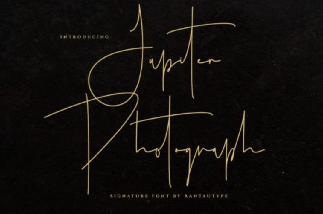 Jupiter Photograph Font, Cricut Fonts, Script Font, Casual Font, Modern ...