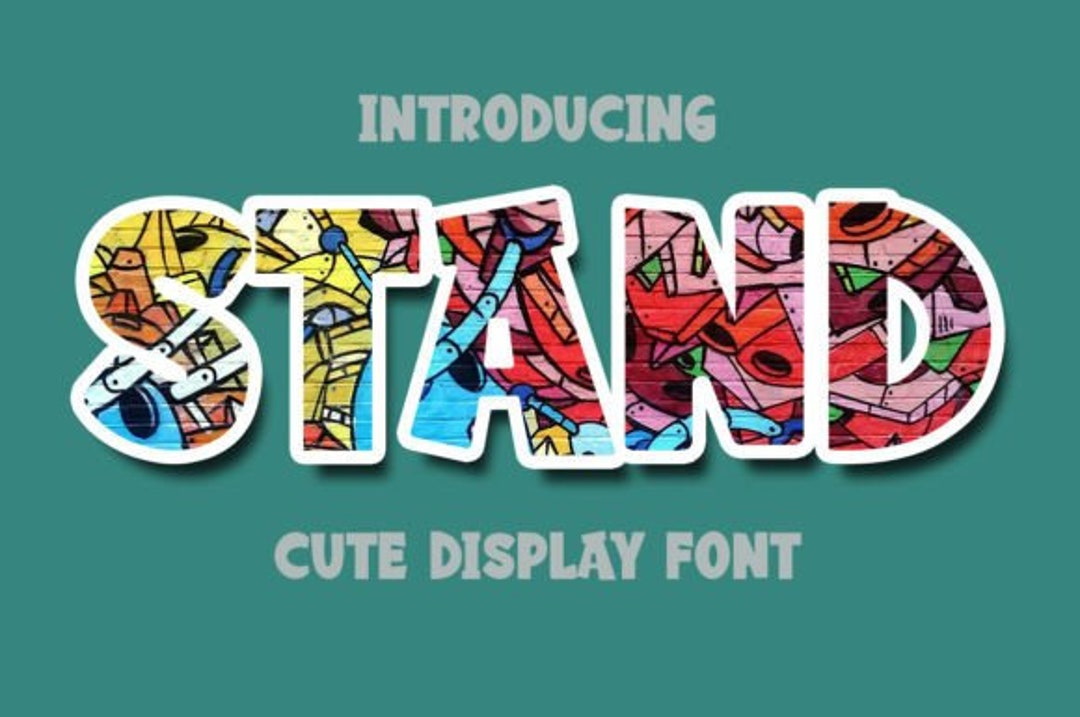 Stand Font, Handwritten Font, Beautiful Font, Cricut Font, Script Font ...