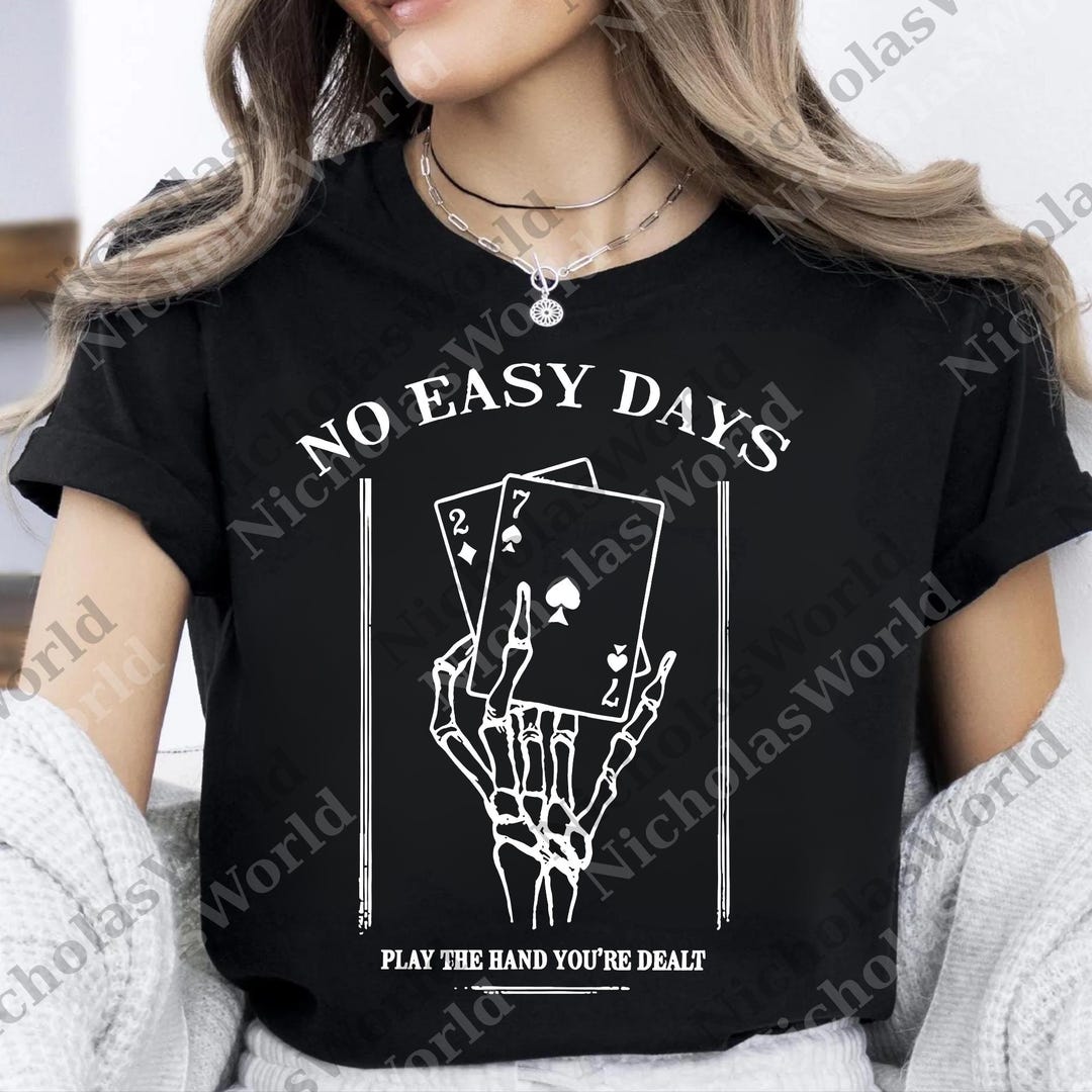 No Easy Days Bone Hands With Pockets Png, Poker Night Digital, Spooky ...