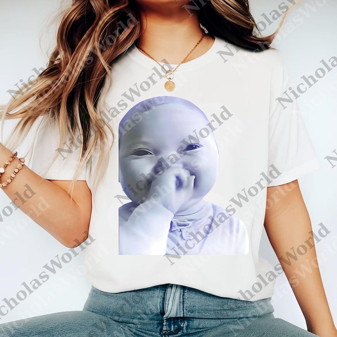 AI Baby Laughing Meme Png, Trending Baby Holding Laugh Graphic Digital ...