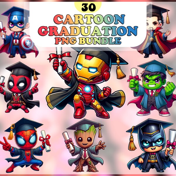 Spiderman Graduation - Etsy