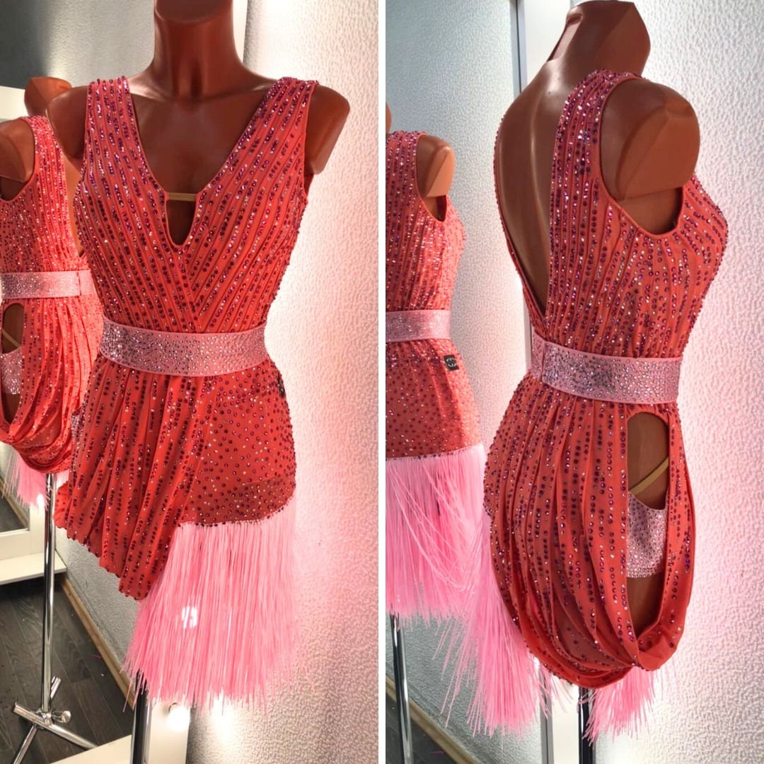 Latin Ballroom Dress.latin Dance Dress.salsa Dress.ballroom Dresses ...