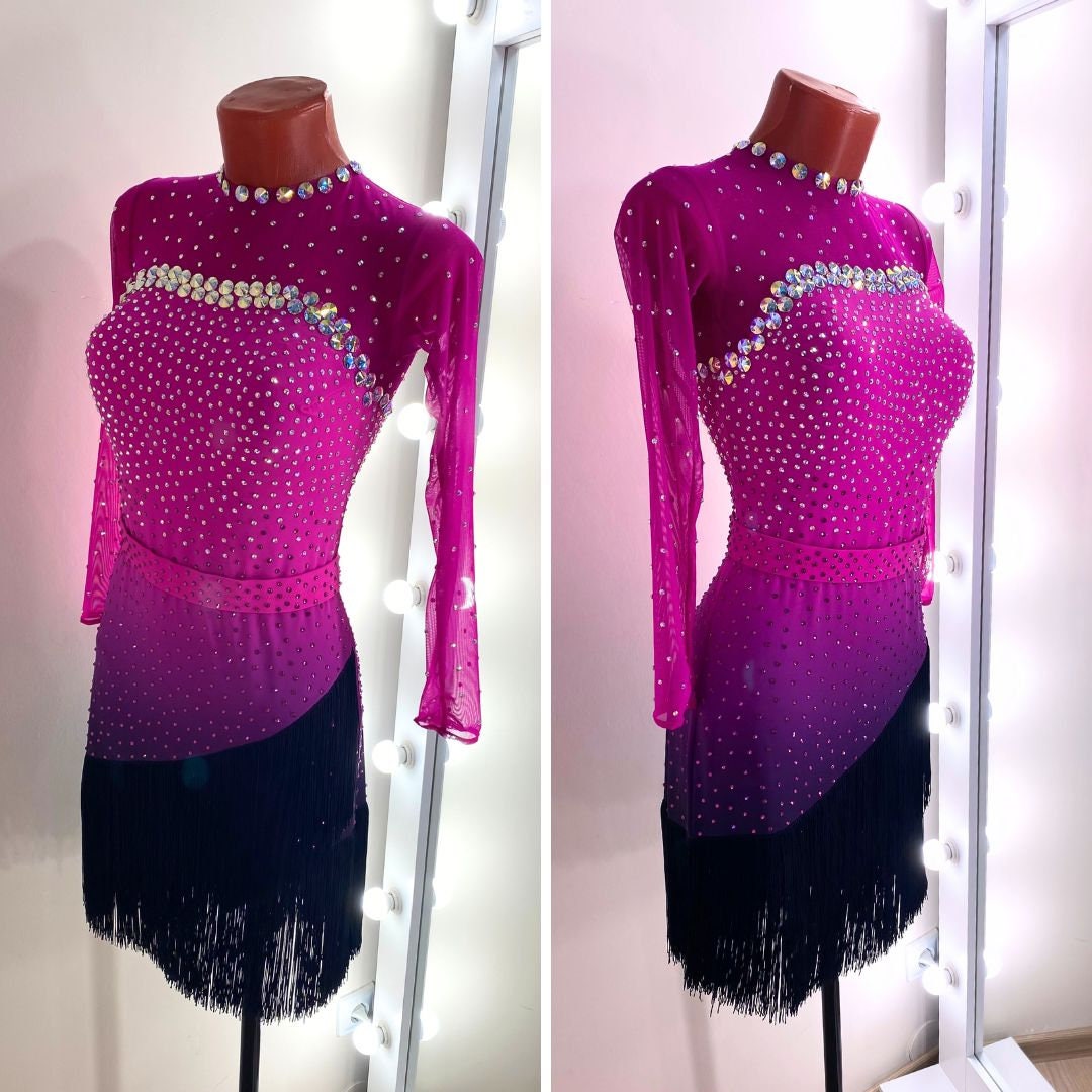 Latin Ballroom Dress. Rhythm Dress. Competition Dress. Latin Dance ...
