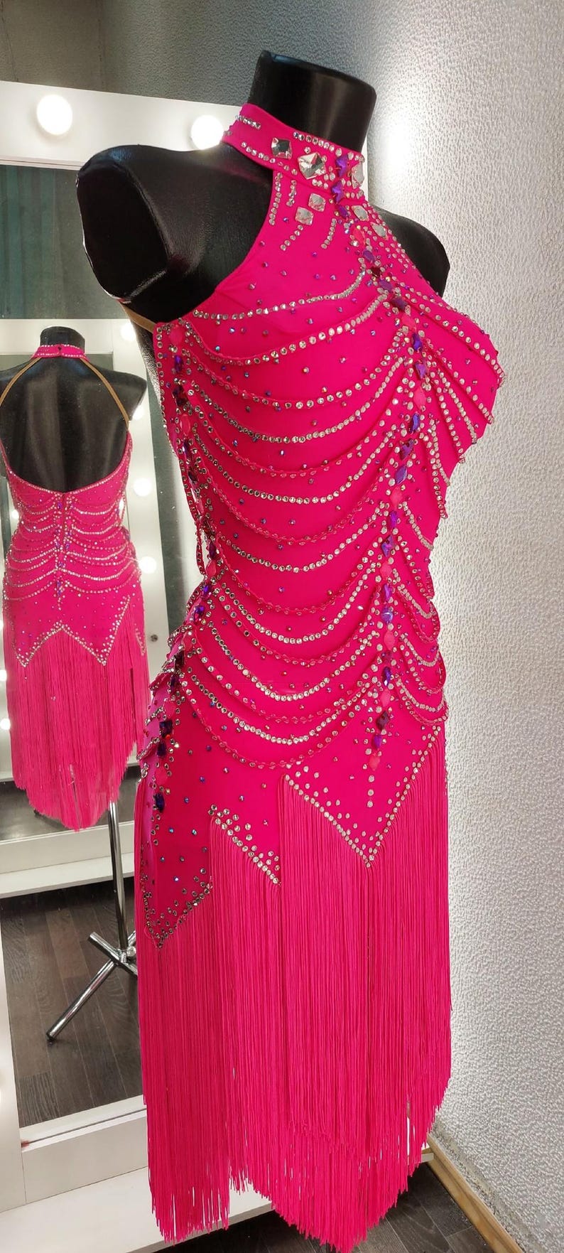 Latin Ballroom Dress. Rhythm Dress. Competition Dress. Latin Dance ...