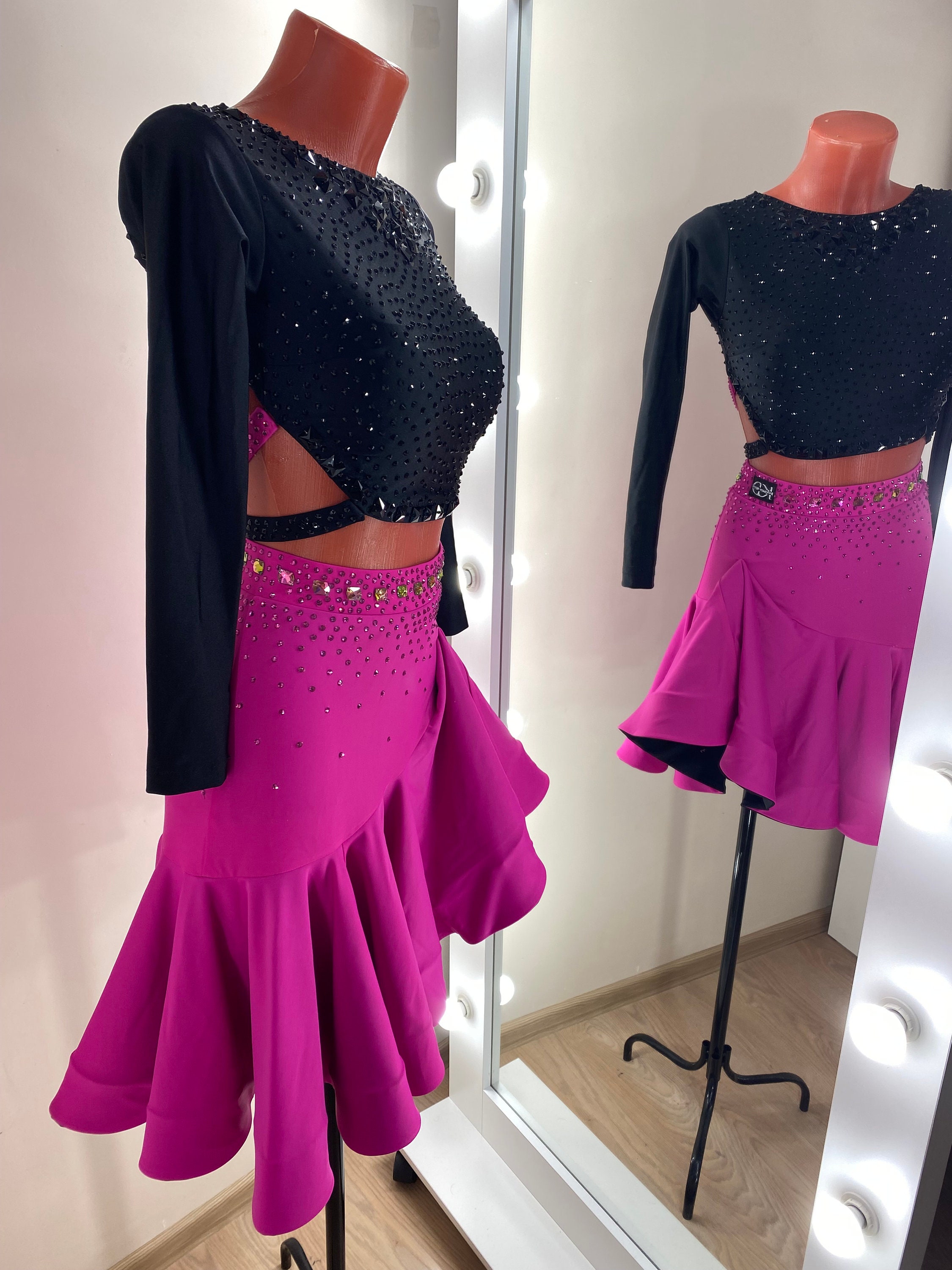 Latin Ballroom Dress. Rhythm Dress. Competition Dress. Latin Dance ...