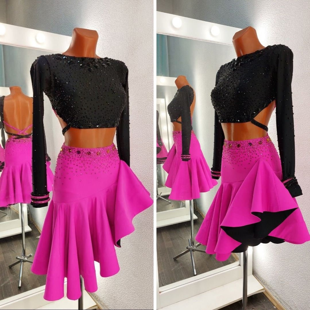 Latin Ballroom Dress. Rhythm Dress. Competition Dress. Latin Dance ...