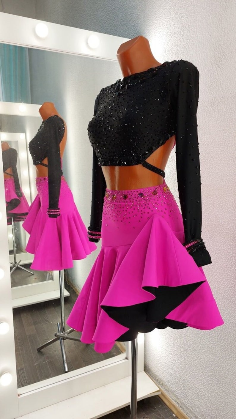 Latin Ballroom Dress. Rhythm Dress. Competition Dress. Latin Dance ...