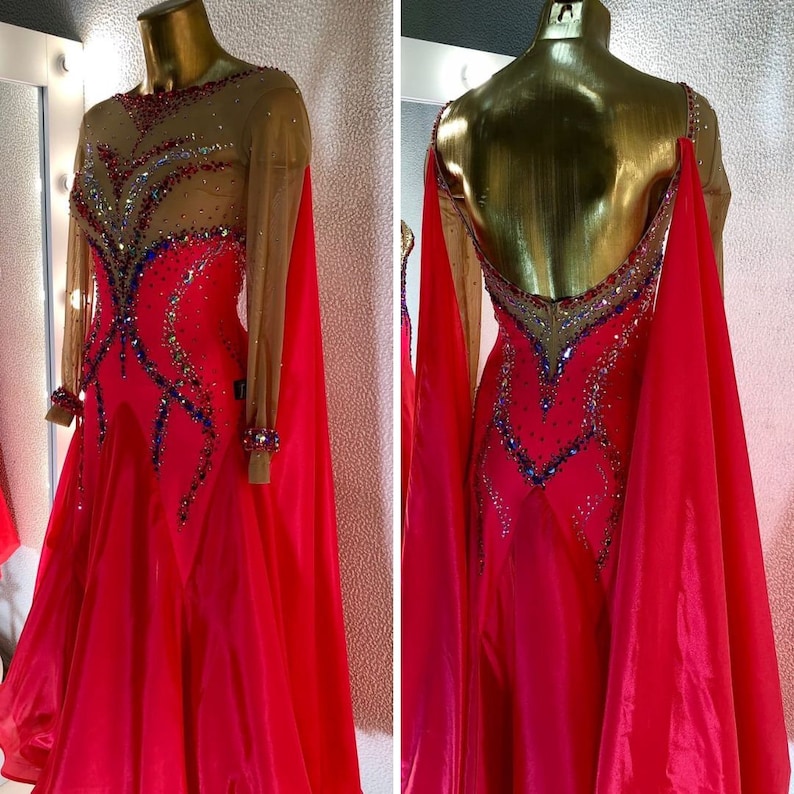 Ballroom Dance Dress for Women. American Smooth Dress. Ballroom Dress ...