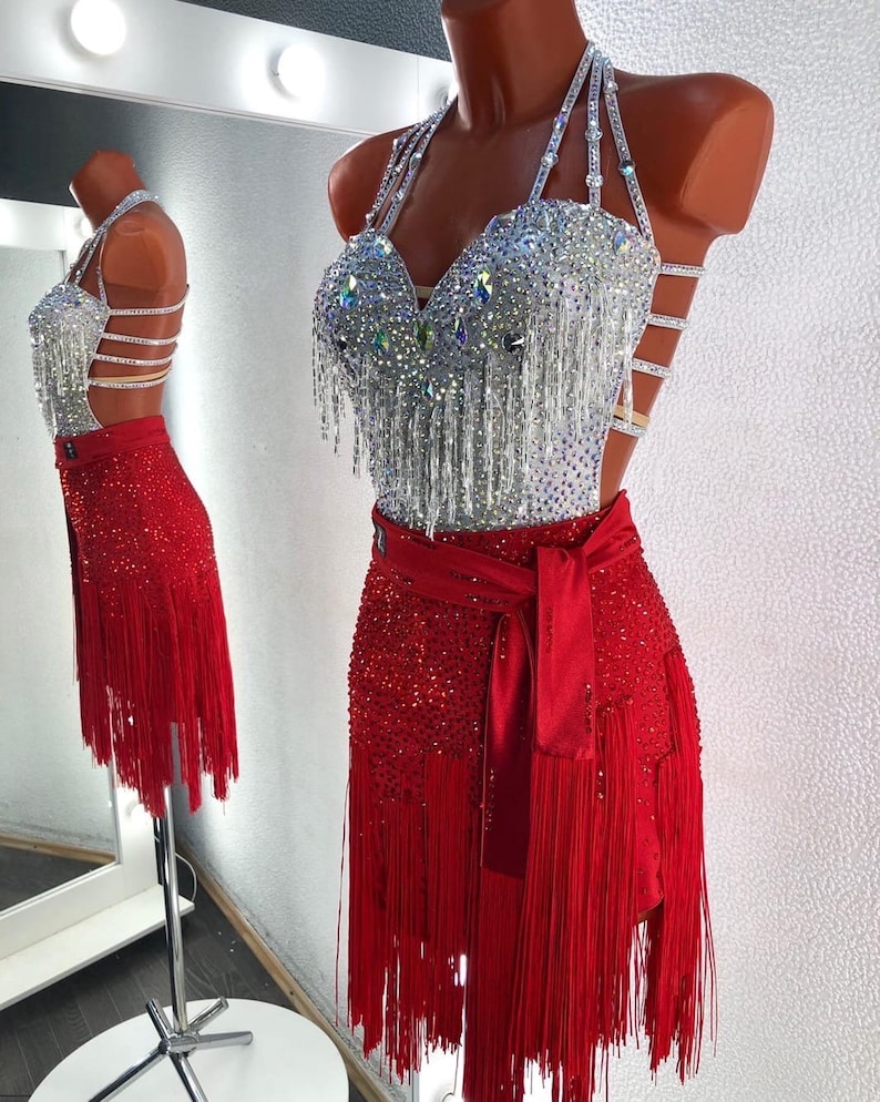 Latin Ballroom Dress. Rhythm Dress. Competition Dress. Latin Dance ...