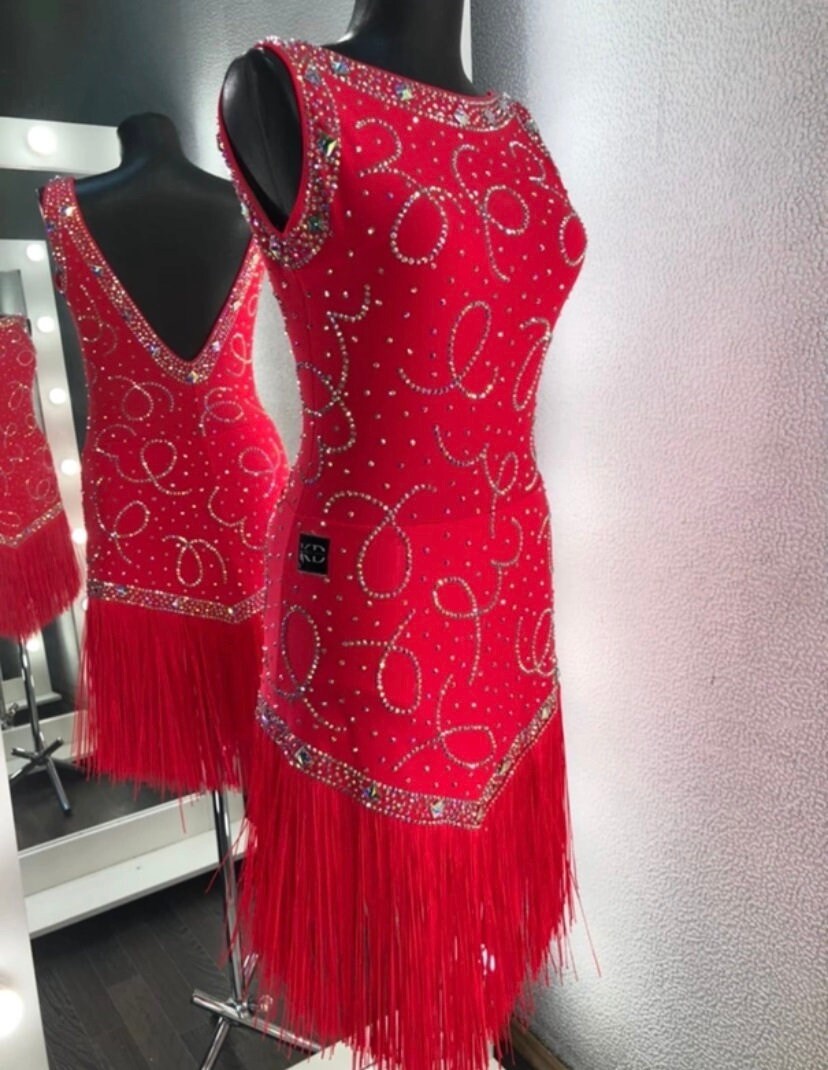 Latin Ballroom Dress. Rhythm Dress. Competition Dress. Latin Dance ...