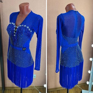 Latin Ballroom Dress. Rhythm Dress. Competition Dress. Latin Dance ...