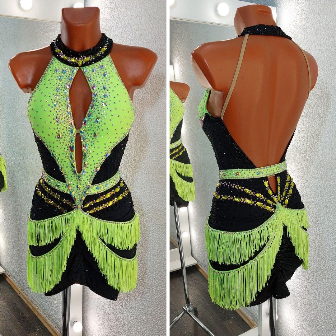 Latin Ballroom Dress.latin Dance Dress.salsa Dress.ballroom Dresses ...