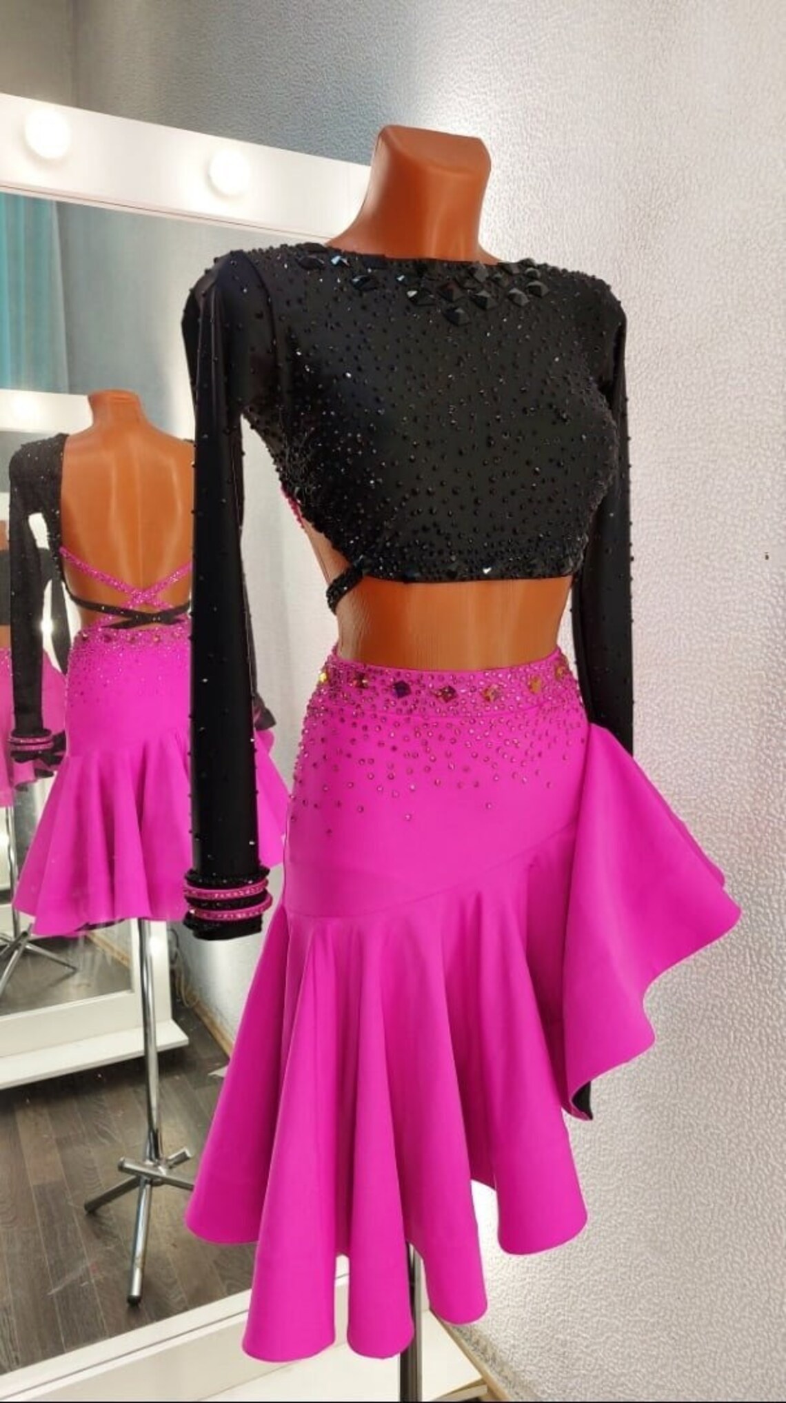 Latin Ballroom Dress. Rhythm Dress. Competition Dress. Latin Dance ...