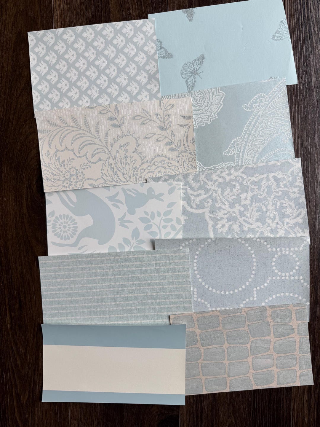 Wallpaper Pieces #9 Ephemera Smallest Piece in Bundle 5x7. 10 Pieces - Etsy