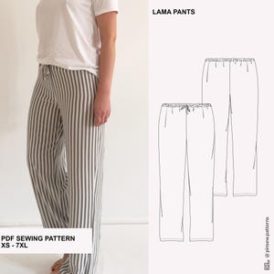 Wide Leg Pajama Pants / Lounge Pants – Perfect for Summer, Lounging or ...