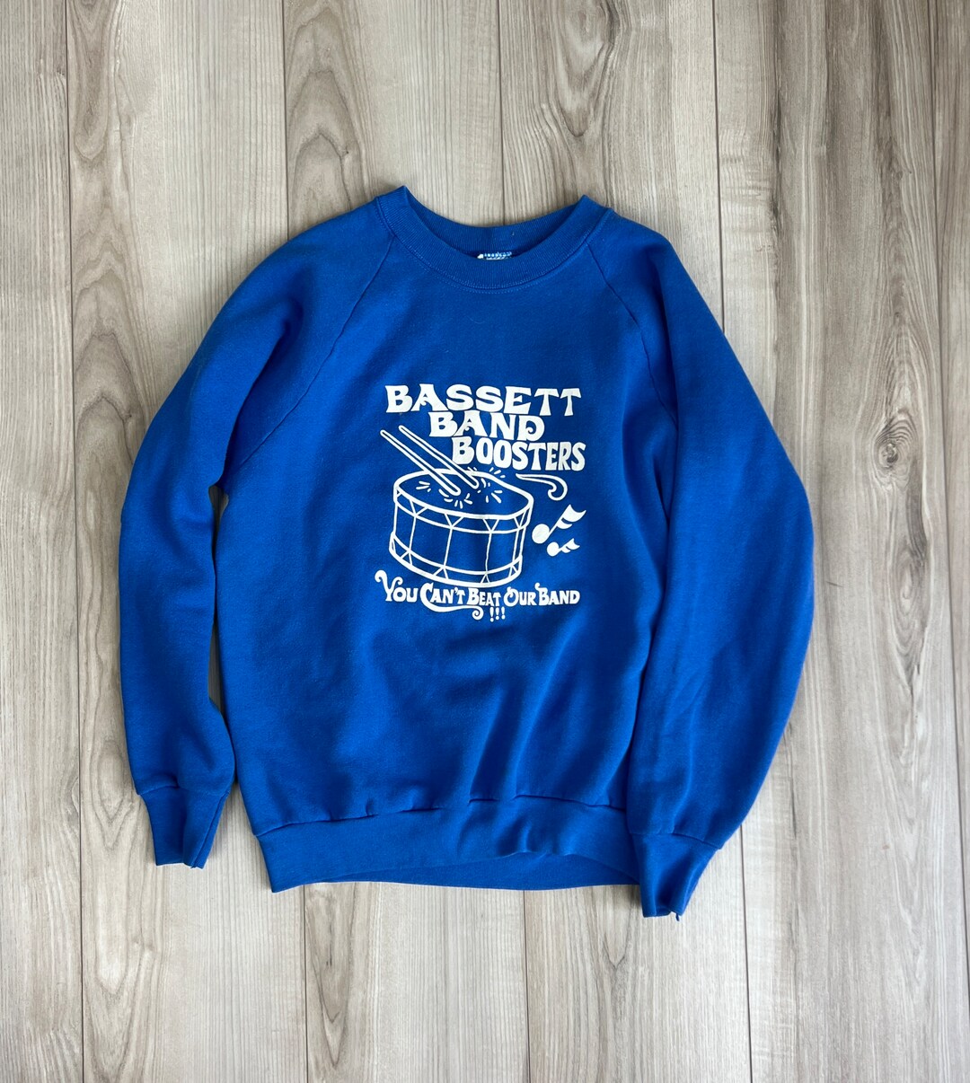 Vintage Sweatshirt | Basset Band Boosters | Music Sweatshirt | Worn in ...
