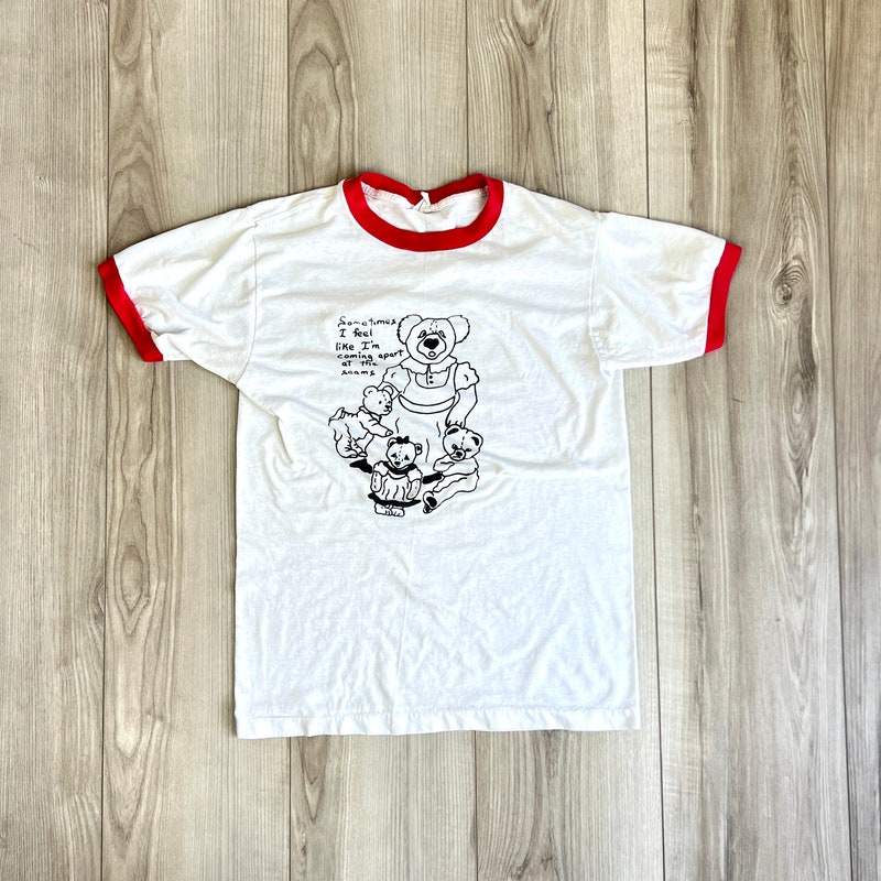 80s Ringer Tshirt - Etsy