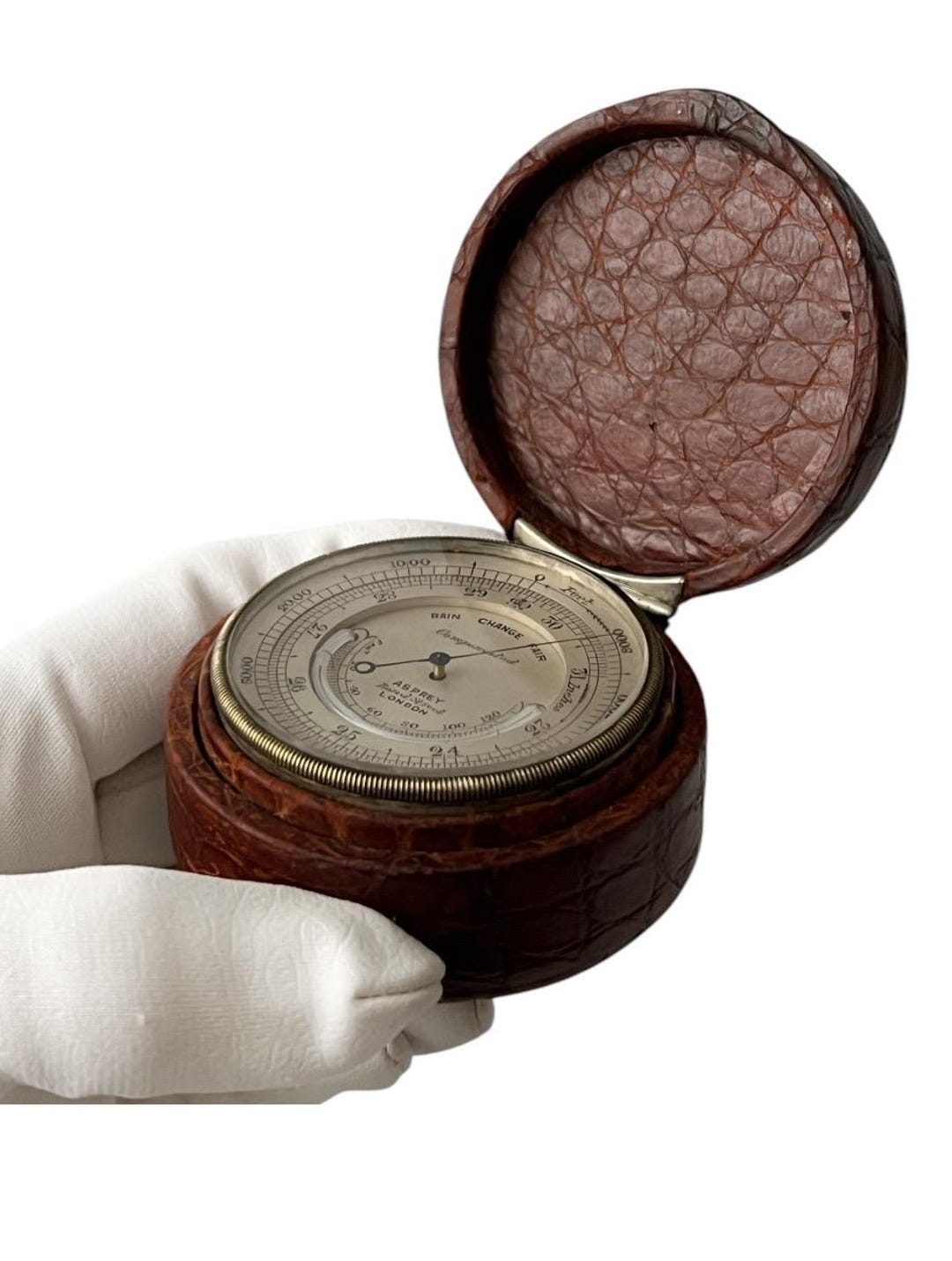 Antique Asprey Compensated Aneroid Barometer | Late 19th–early 20th ...