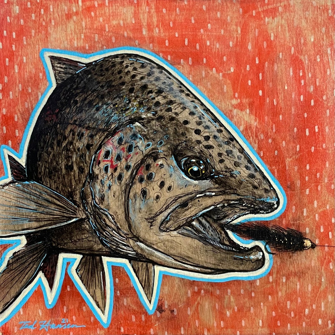 Original Art Vivir Steelhead - Etsy